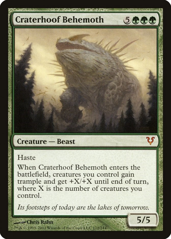 Craterhoof Behemoth [AVR - 172] – Many Realms