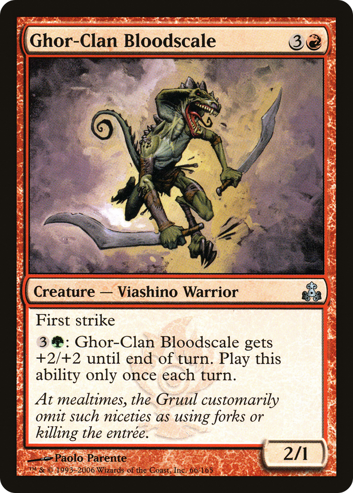 Ghor-Clan Bloodscale (GPT-066) - Guildpact Foil – Many Realms
