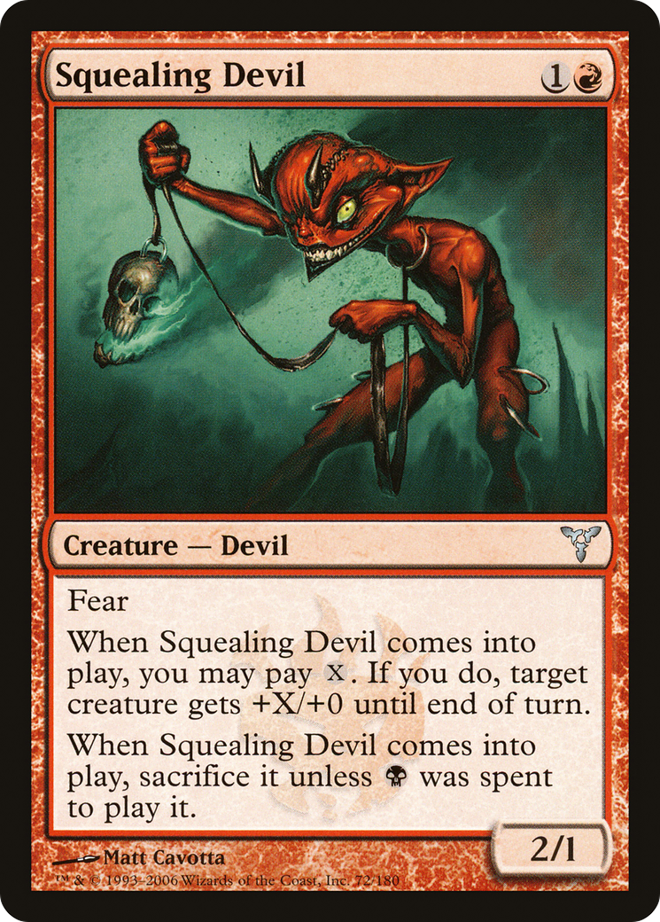 Squealing Devil (DIS-072) - Dissension Foil – Many Realms