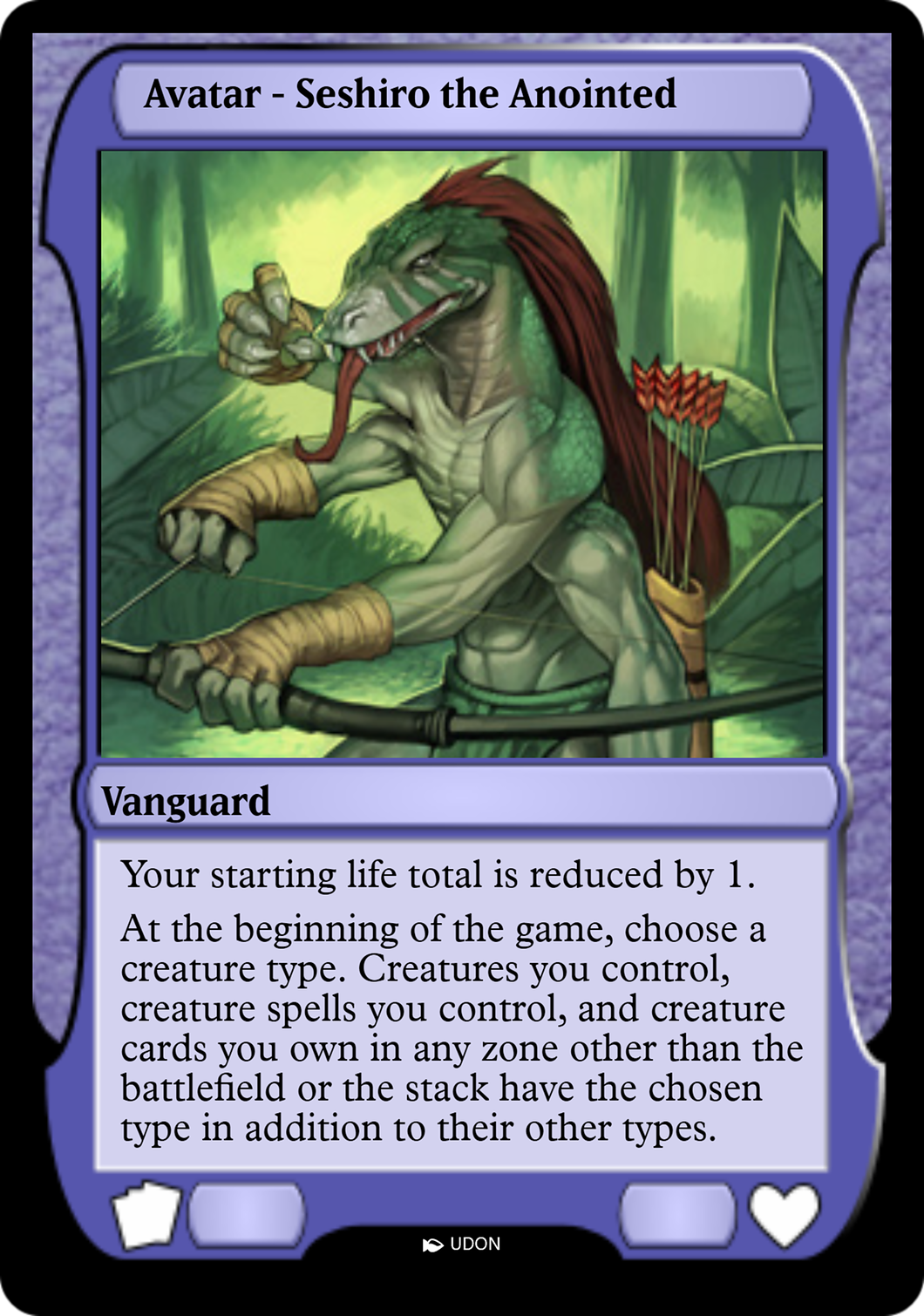 Seshiro the Anointed Avatar (PMOA-046) - Magic Online Avatars – Many Realms