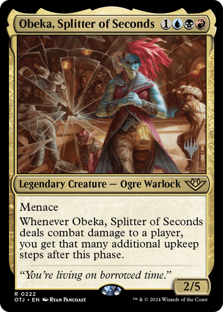 Obeka, Splitter of Seconds (PPOTJ-222) - Outlaws of Thunder Junction P – Many Realms