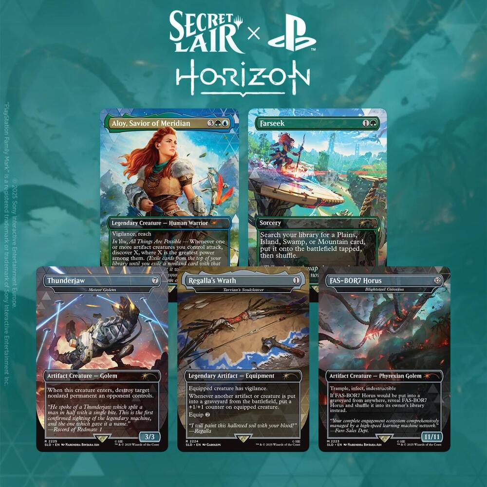 Magic the Gathering - Secret Lair x Horizon: Into the Forbidden West ...