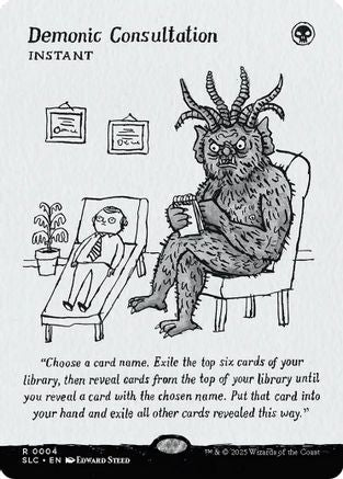 Demonic Consultation (SLC-004) - Secret Lair Countdown Kit Foil – Many ...