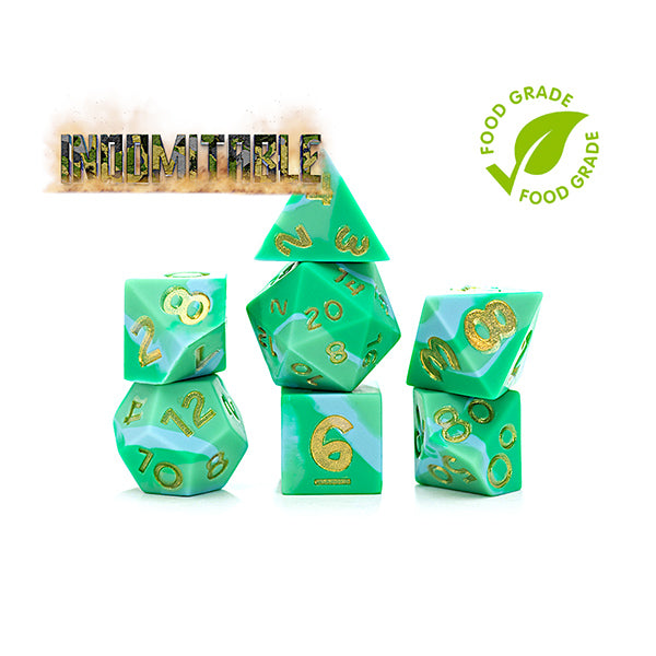 Indominable - Anti-Stress - RPG Dice Set (7ct) – Many Realms